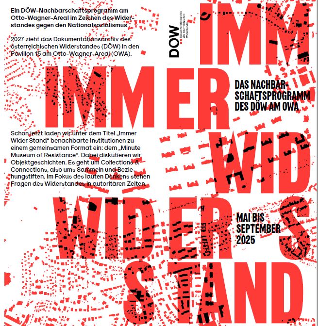 DÖW-Programm im Zeichen des Widerstandes gegen den Nationalsozialismus ...